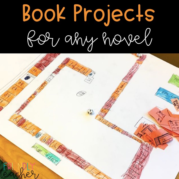 Motivating Readers with Book Projects for Any Novel - The Friendly Teacher