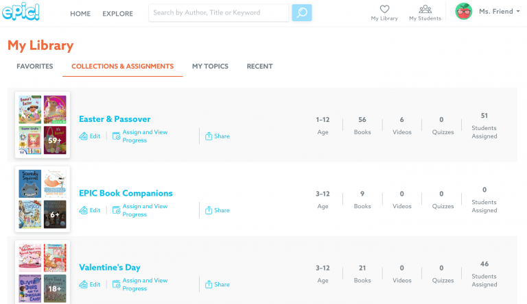 Using EPIC in the Classroom - The Friendly Teacher
