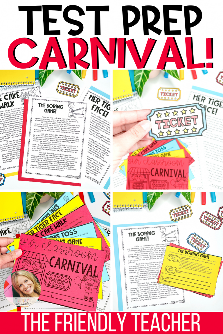 How to Host a Test Prep Carnival in 3rd & 4th Grade! - The Friendly Teacher